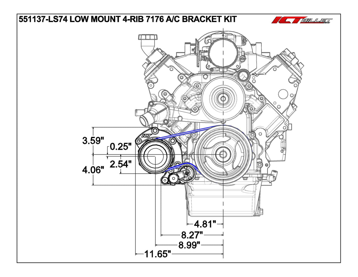 LS -1 A/C Brackets | -1 Chevy Corvette, Chevy SS, Cadillac CTS-V ...