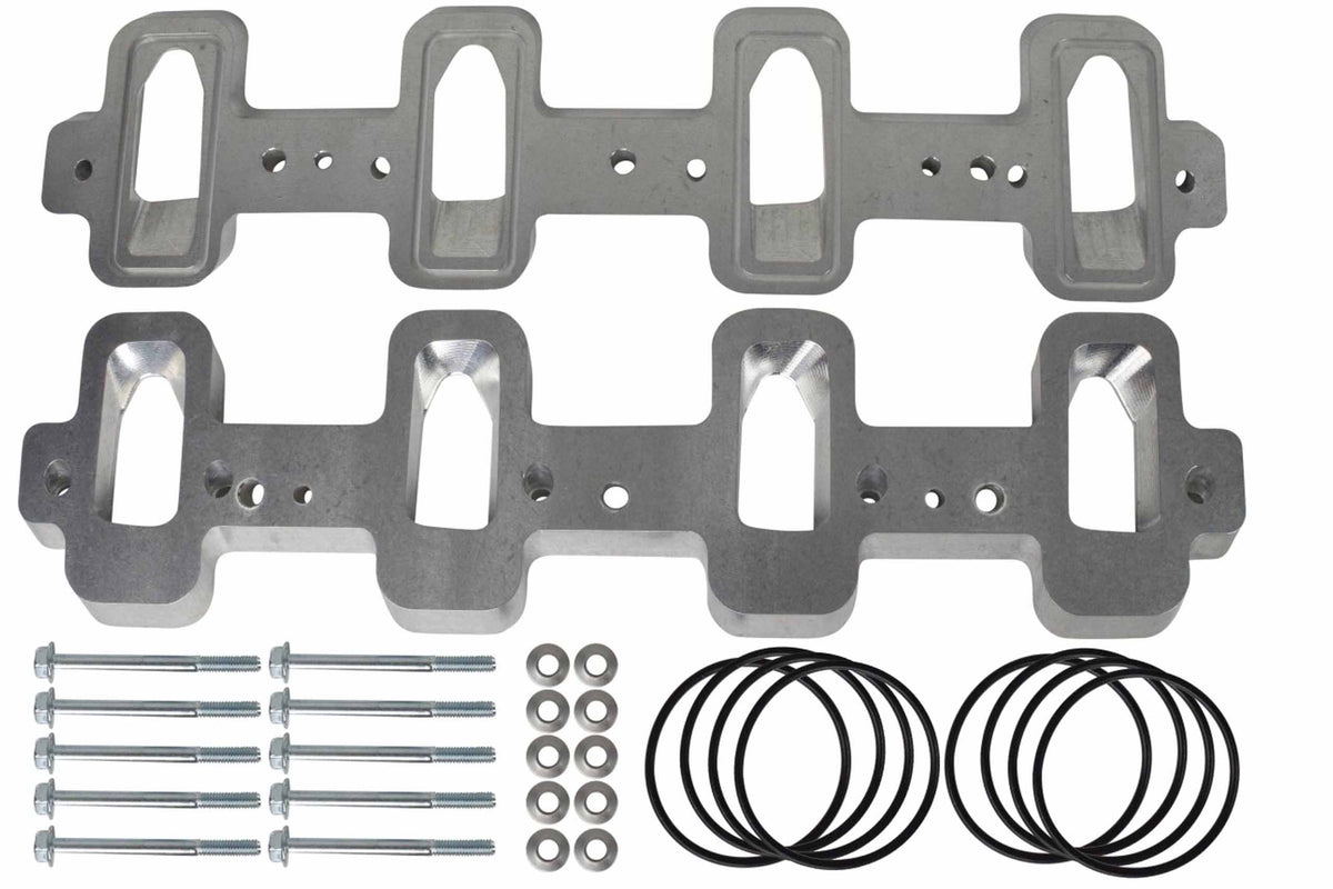 LS Cathedral Port Cylinder Head to Rectangle Port Intake Manifold ...