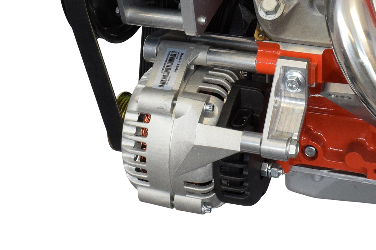 LS Truck - Billet Low Mount Alternator Bracket Kit w/ Pulley | 551668-3 ...