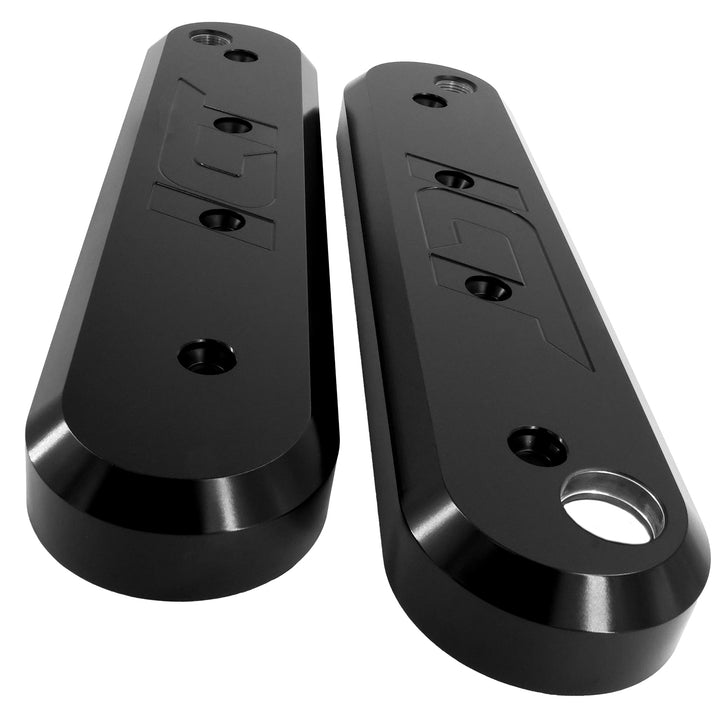 LS Billet Aluminum Valve Cover Set -12orb PCV - Black Cerekote – ICT Billet