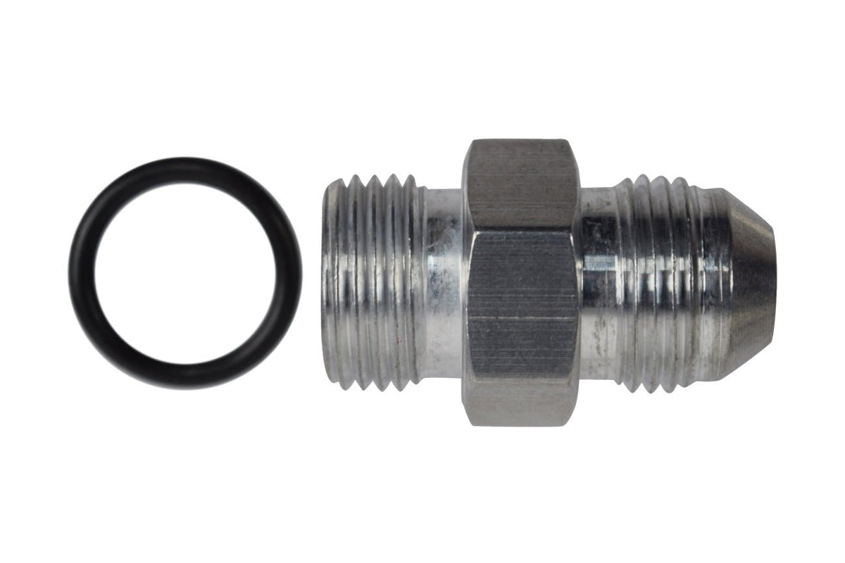 -8AN Flare to 8 Oring ORB Male Fuel Pump Rail Adapter Fitting Flare ...