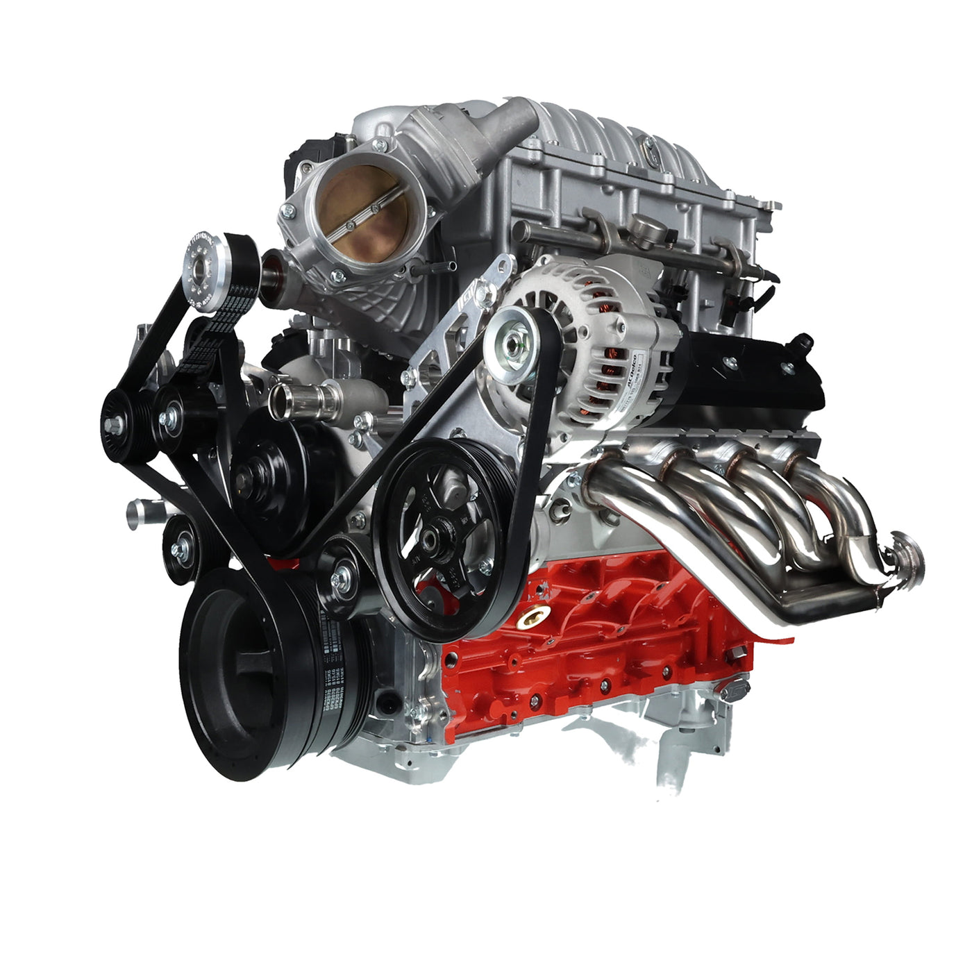 Hellcat Supercharger to LS Cathedral Head Adapter Kit – ICT Billet