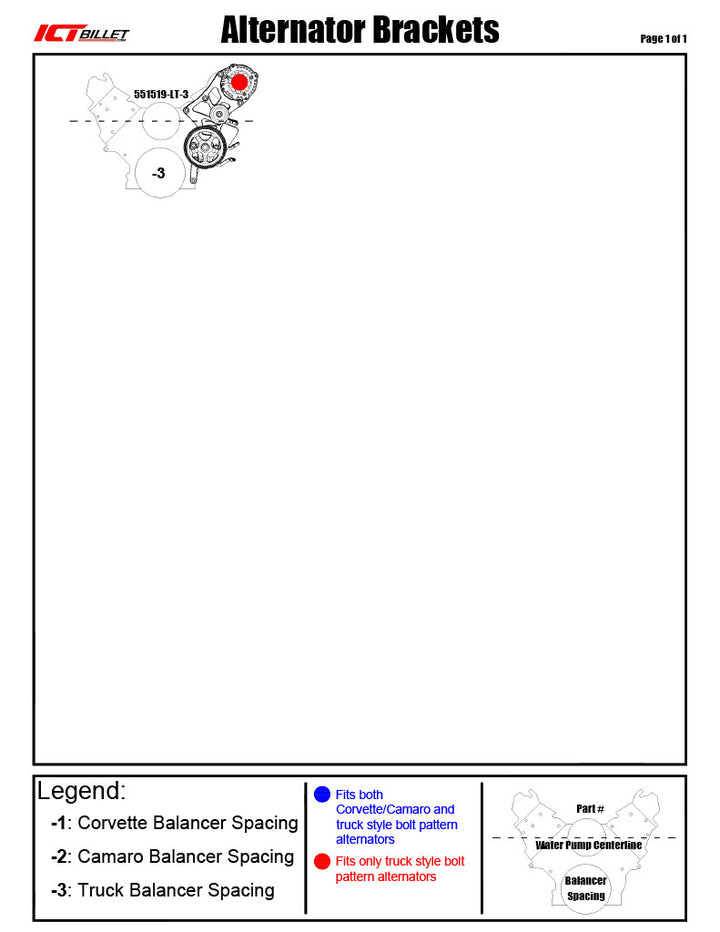 ICT Billet LT Swap Guide for Bracket Locator