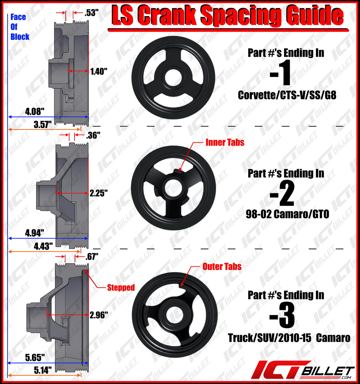 Ls -3 Alternator Only Brackets | -3 Trucks, 2010-2015 Chevy Camaros ...