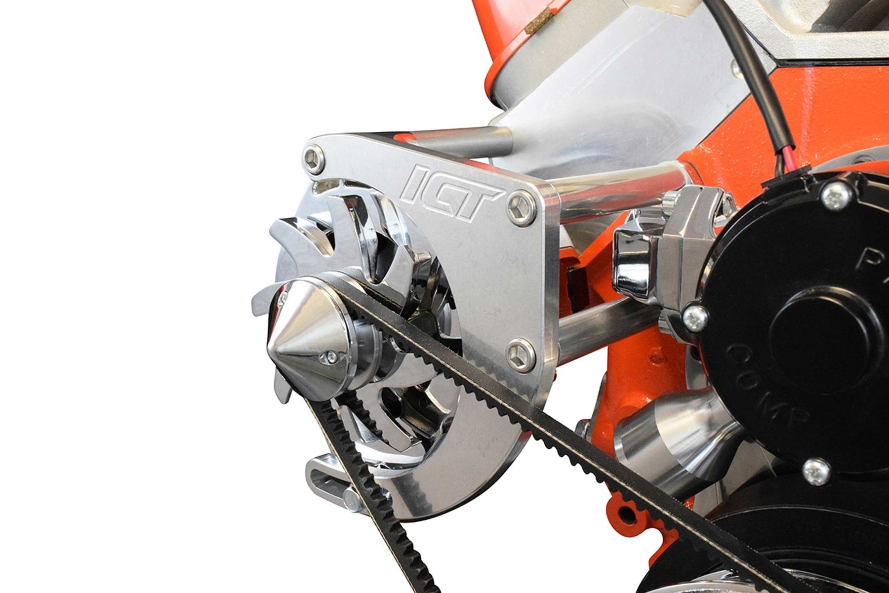 BBC Low Mount Alternator Bracket (for Electric Water Pump) – ICT Billet