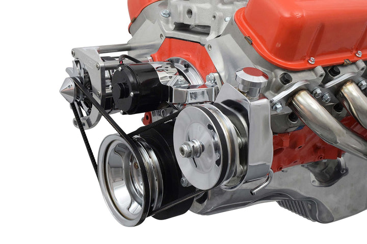 BBC Power Steering Pump Bracket - Electric Water Pump Billet Big Block ...