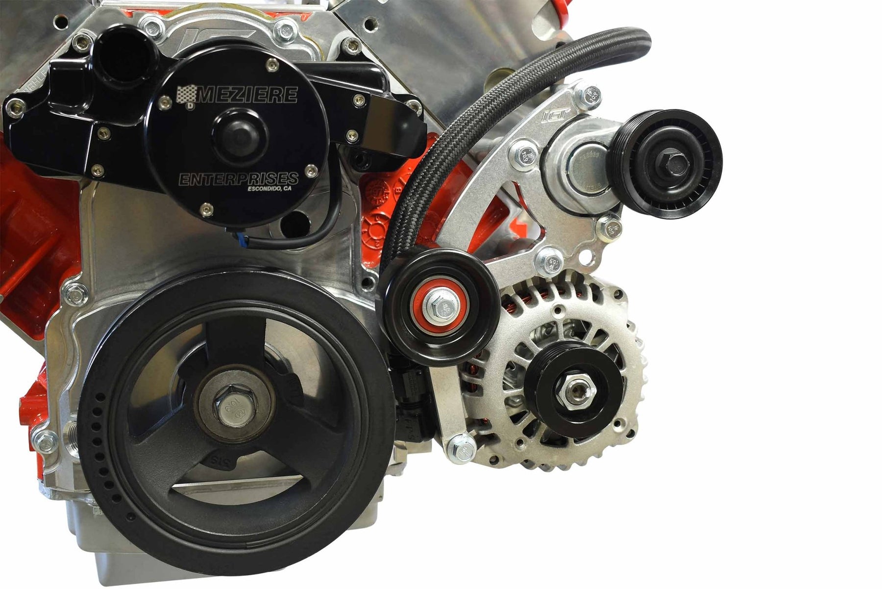 Billet LS Gen 3 Turbo Oil Drain Timing Chain Cover | ICT Billet