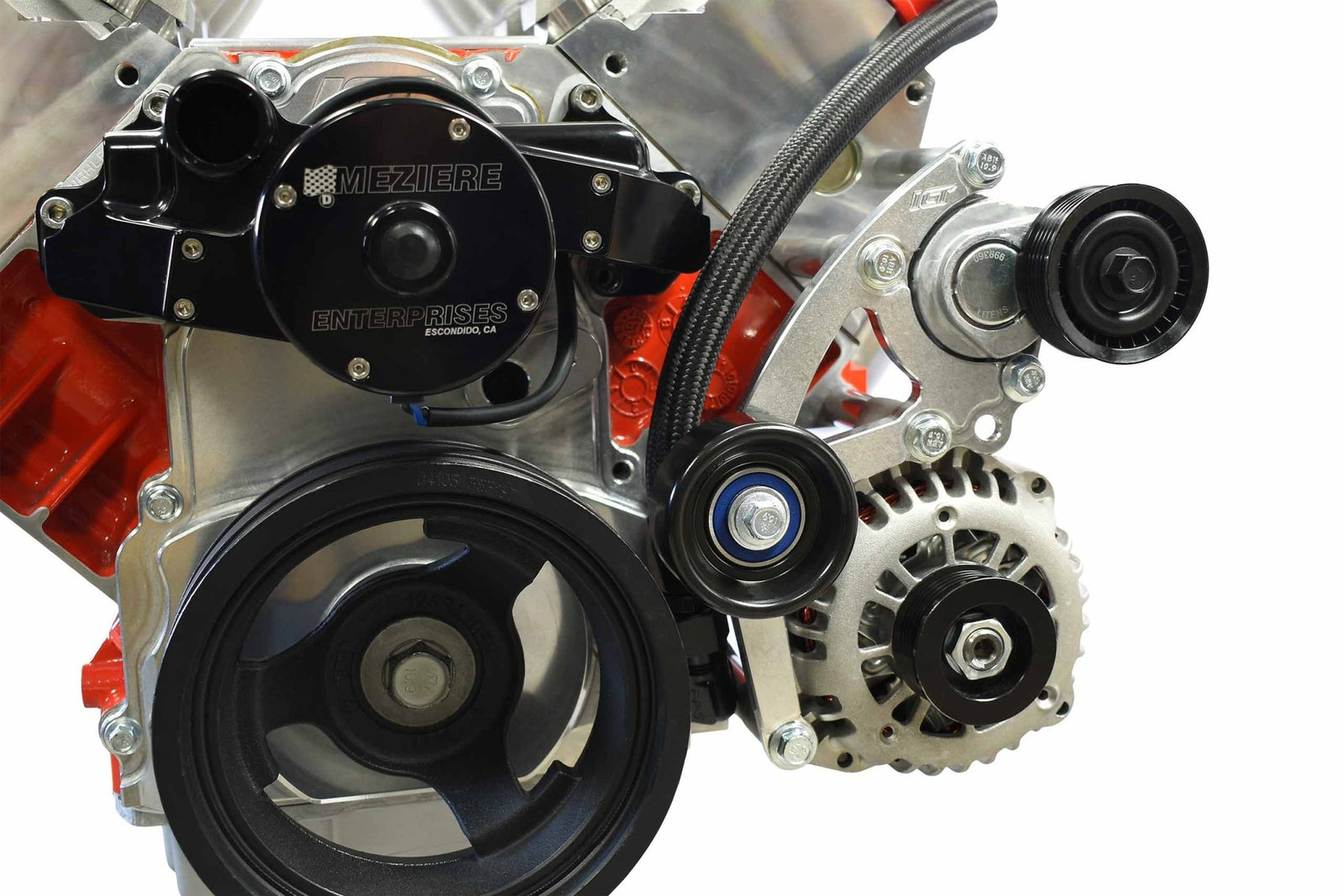 Billet LS Gen 3 Turbo Oil Drain Timing Chain Cover | ICT Billet