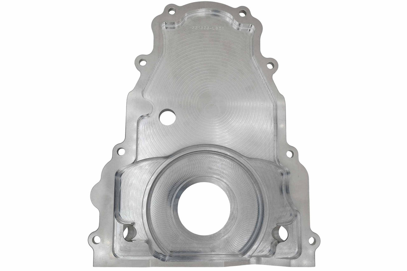 Billet LS Gen 4 Turbo Oil Drain Timing Chain Cover | ICT Billet
