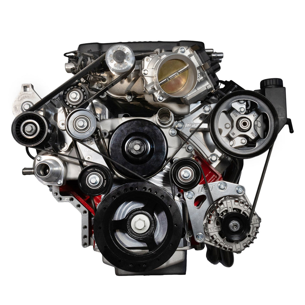 Camaro/CTS-V LT4 Supercharger to LS3 LSA Square Port Head Adapter Kit ...