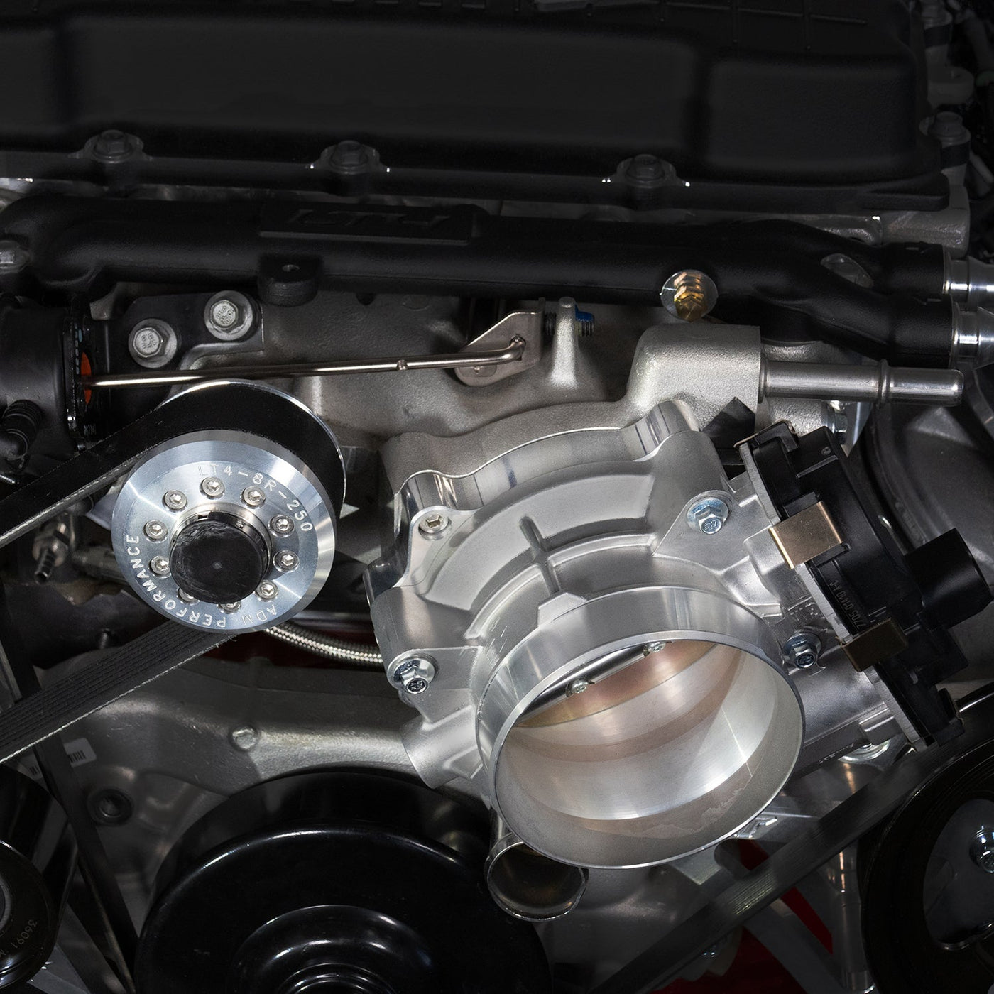 Camaro/CTS-V LT4 Supercharger to LS3 LSA Square Port Head Adapter Kit ...