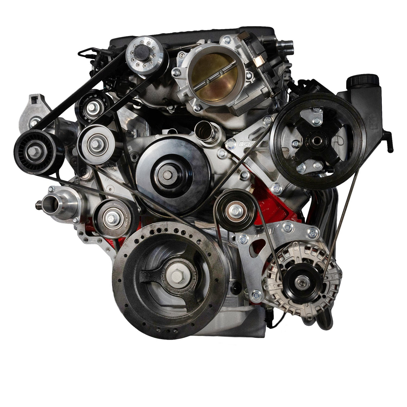 Camaro/CTS-V LT4 Supercharger to LS3 LSA Square Port Head Adapter Kit ...