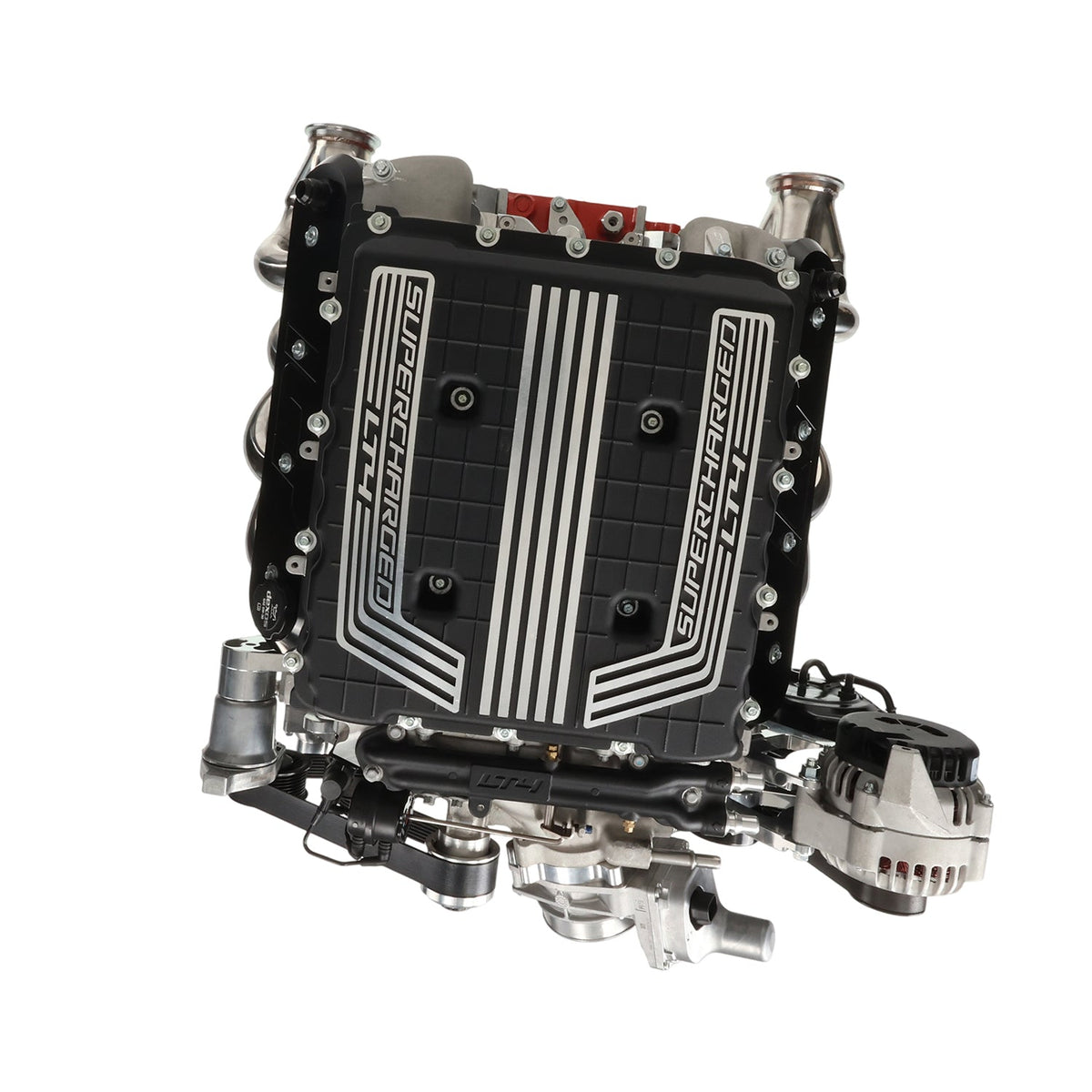 Corvette LT4 Supercharger to LS1 Cathedral Port Head Adapter Kit – ICT ...