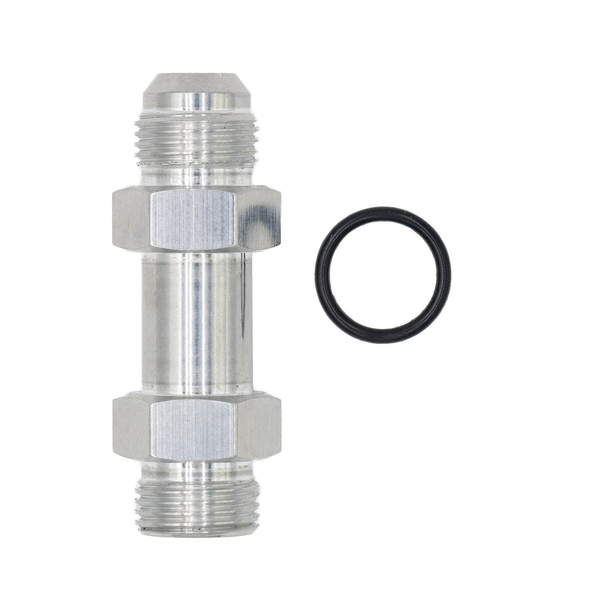 Extended length -10AN flare to -10AN Oring ORB Male Adapter Fitting ...