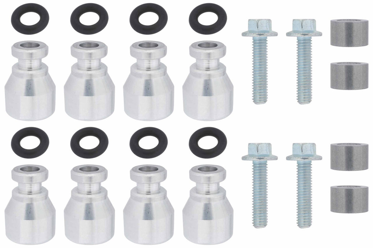 Fuel Injector Spacer Set of 8 LS2 Intake Manifold to LS Truck Injector ...