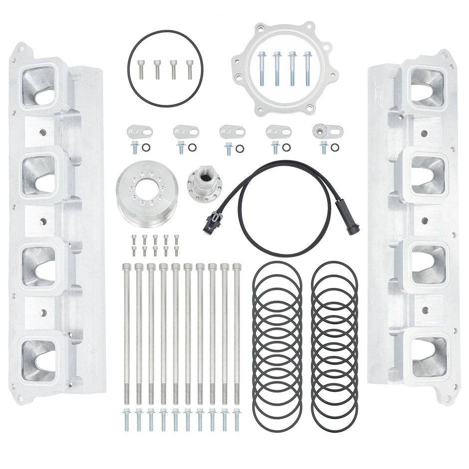 Hellcat Supercharger to LS Cathedral Head Adapter Kit – ICT Billet