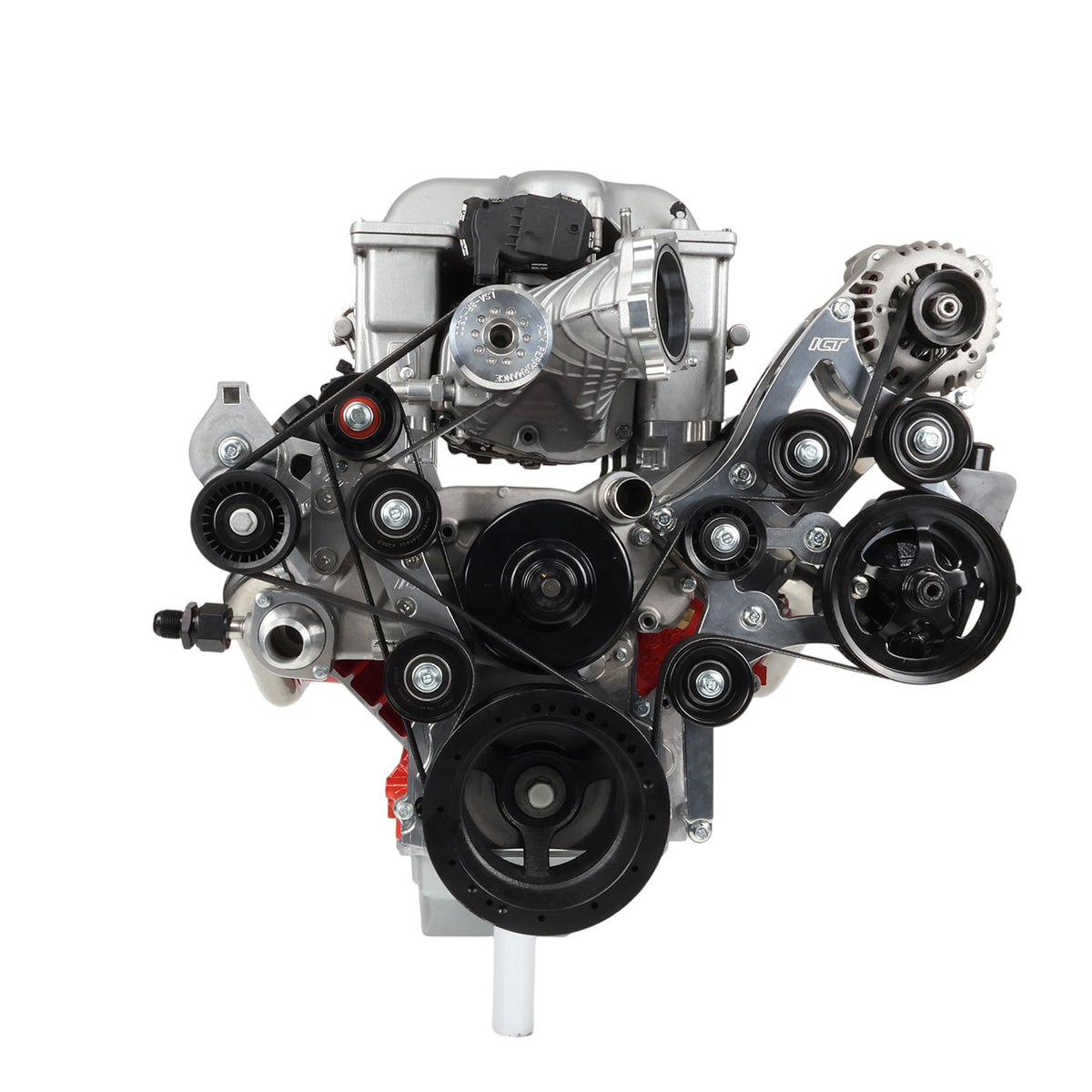Hellcat Supercharger to LS Cathedral Head Adapter Kit – ICT Billet