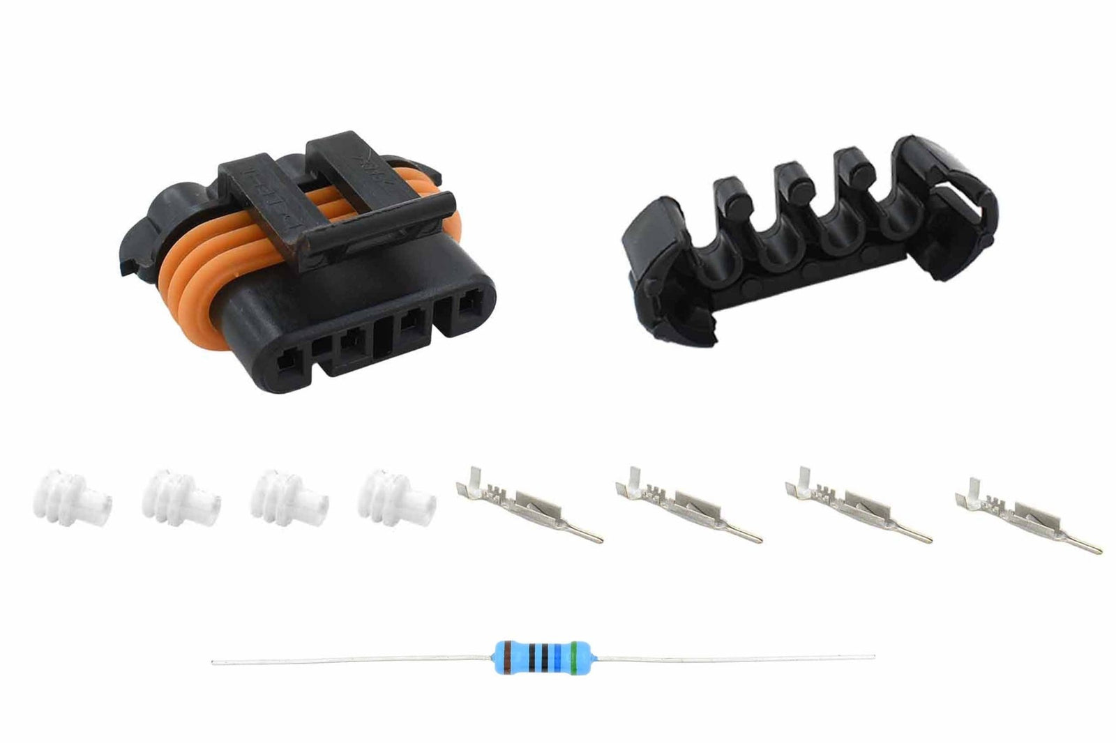 LS 4-Flat Alternator Wire Connector Plug Component Kit – ICT Billet