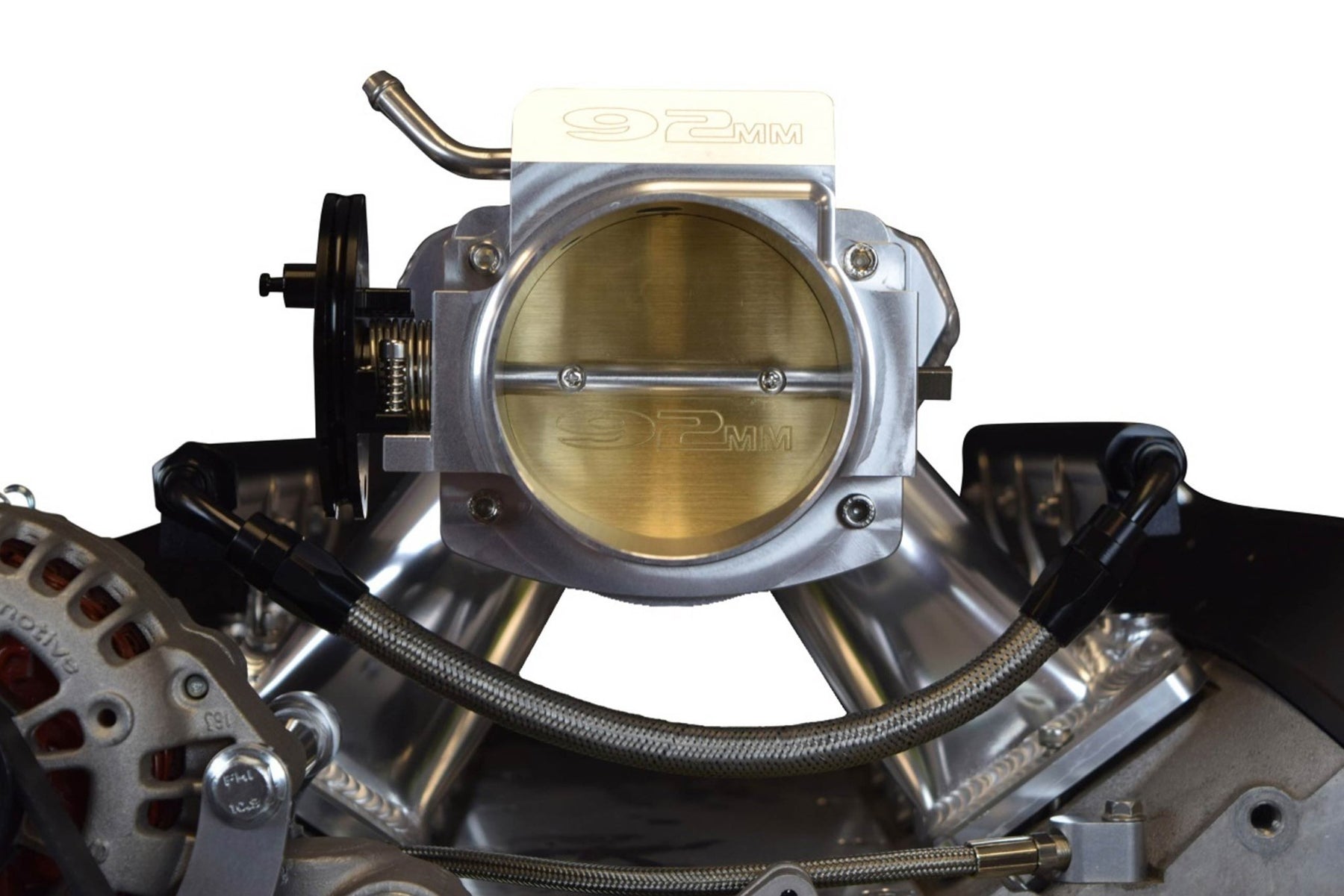 LS 92mm Throttle Body to 102mm Intake Manifold 4 Bolt TB Adapter LS1 ...