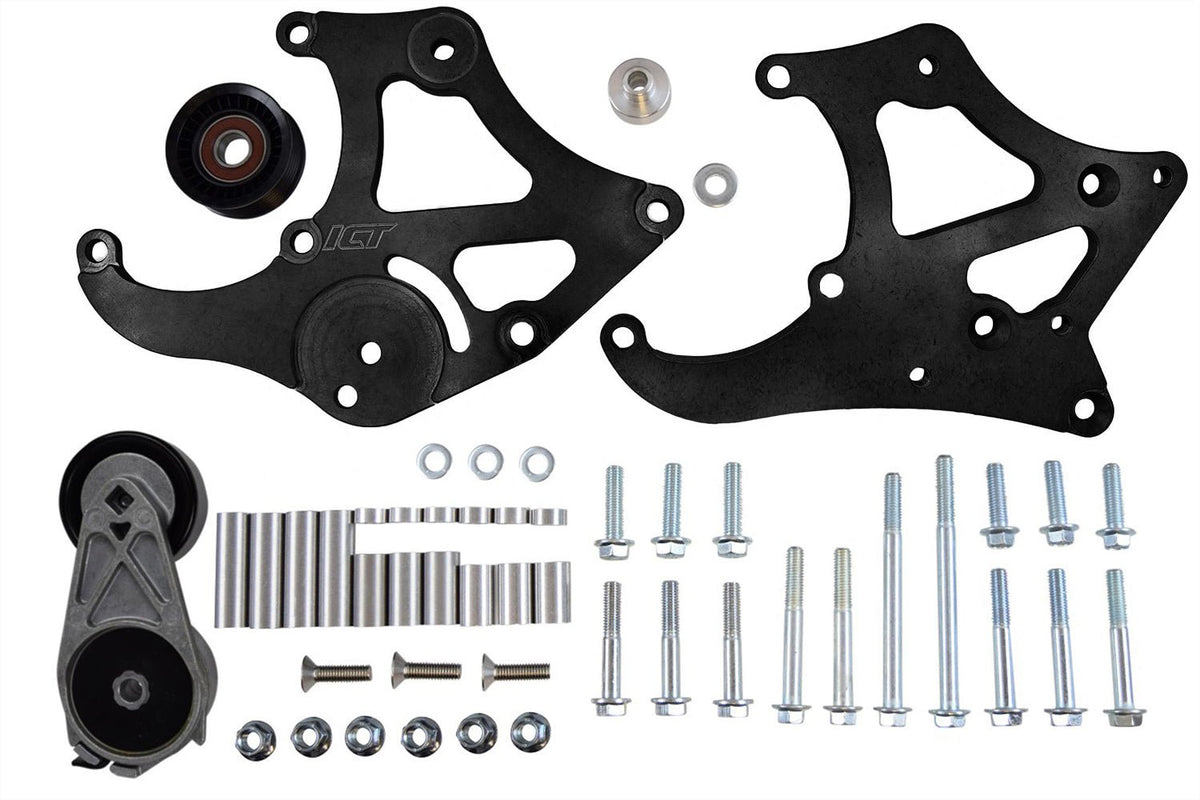 LS Corvette - Sanden 508 A/C Air Conditioner Compressor Bracket Kit LS ...