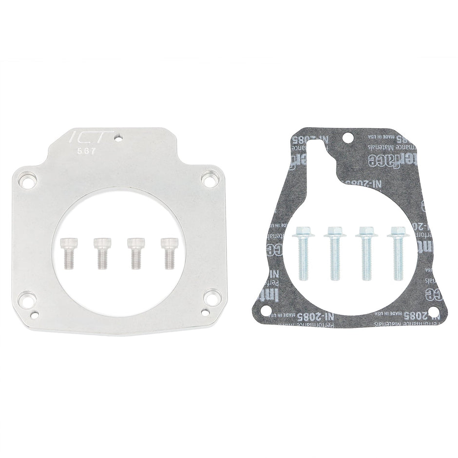 LS Drive By Wire Throttle Body Adapter / LS3 4 Bolt Intake to LS1 3 ...
