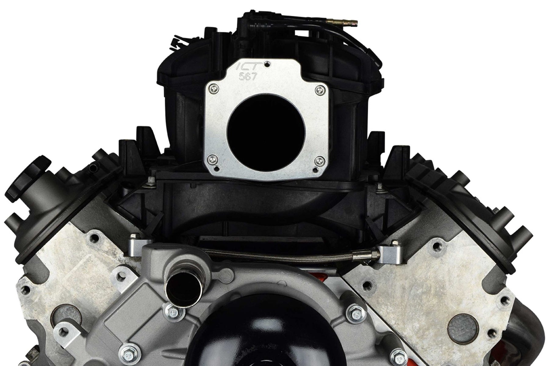LS Drive By Wire Throttle Body Adapter / LS3 4 Bolt Intake to LS1 3 ...