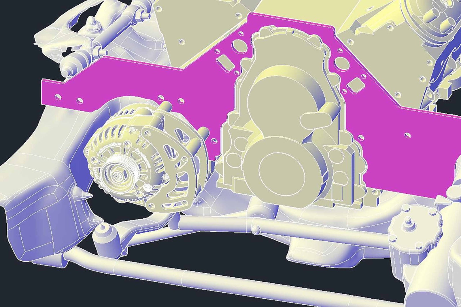 LS Front Engine Plate for 1978-88 G-Body Motor Mount – ICT Billet