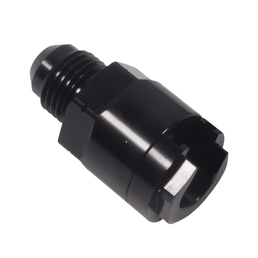 Threaded Fuel Rail Quick Connect Fitting - Line Adapter -6AN to 3/8 ...
