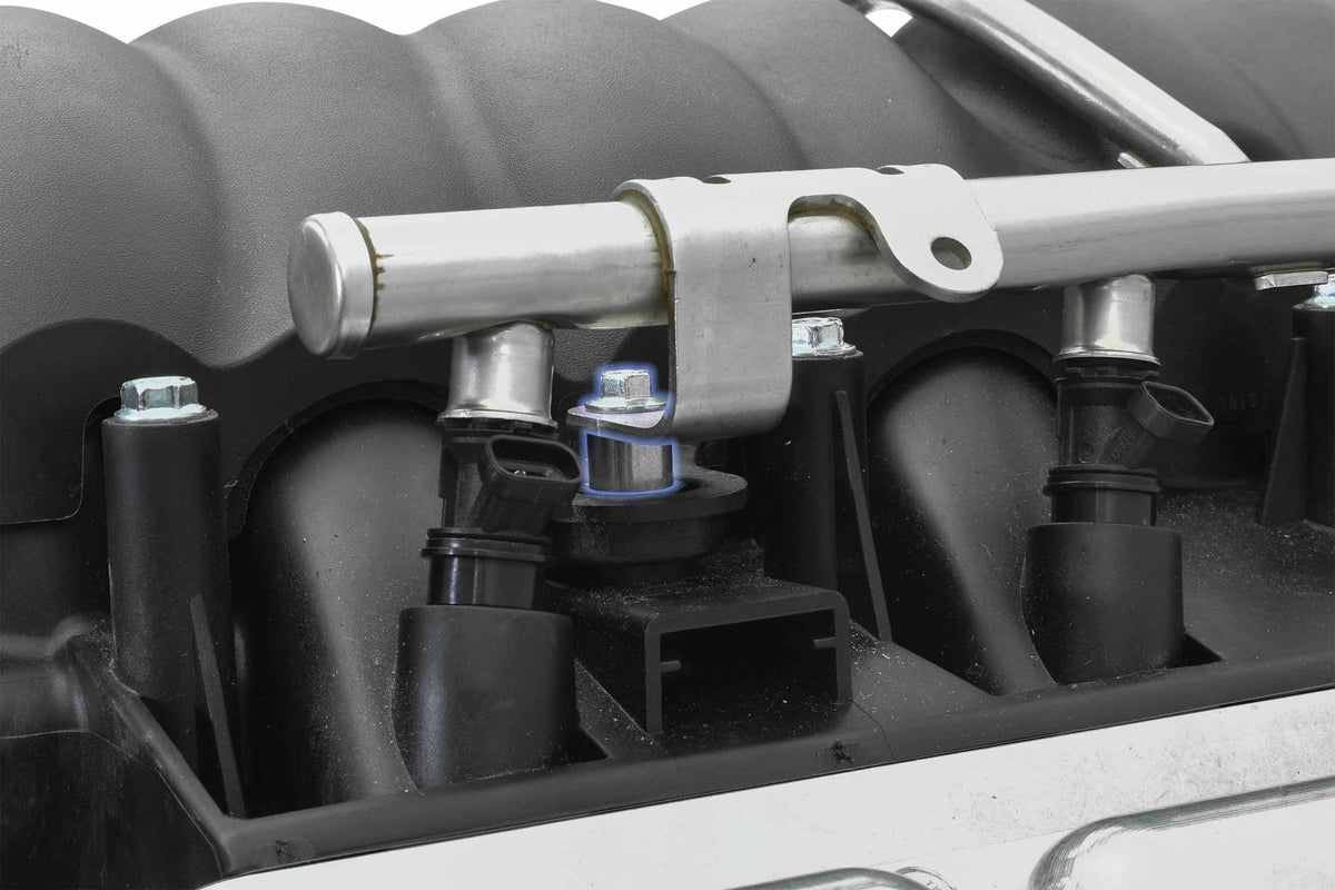LS Fuel Rail Spacer Kit for LS Truck Mini Delphi Injectors on LS3 Car ...