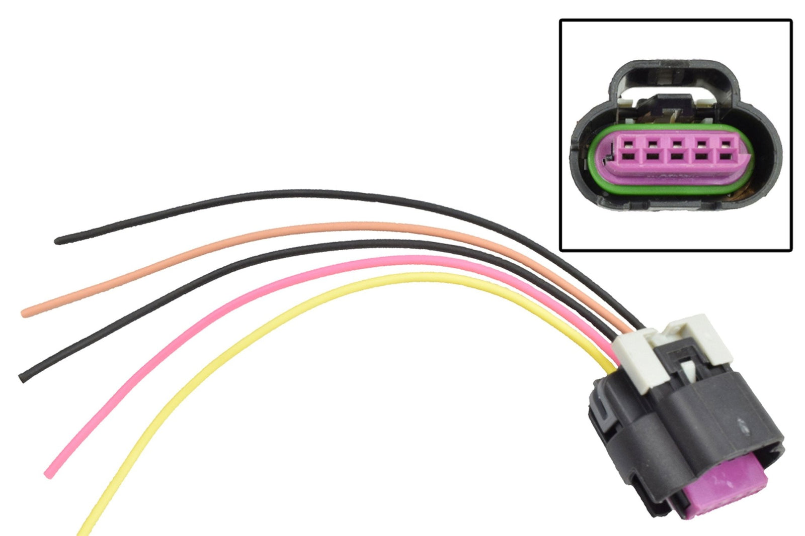LS Mass Air Flow Connector 5 Wire Pigtail Gen 3 MAF | WPMAF30 - ICT Billet