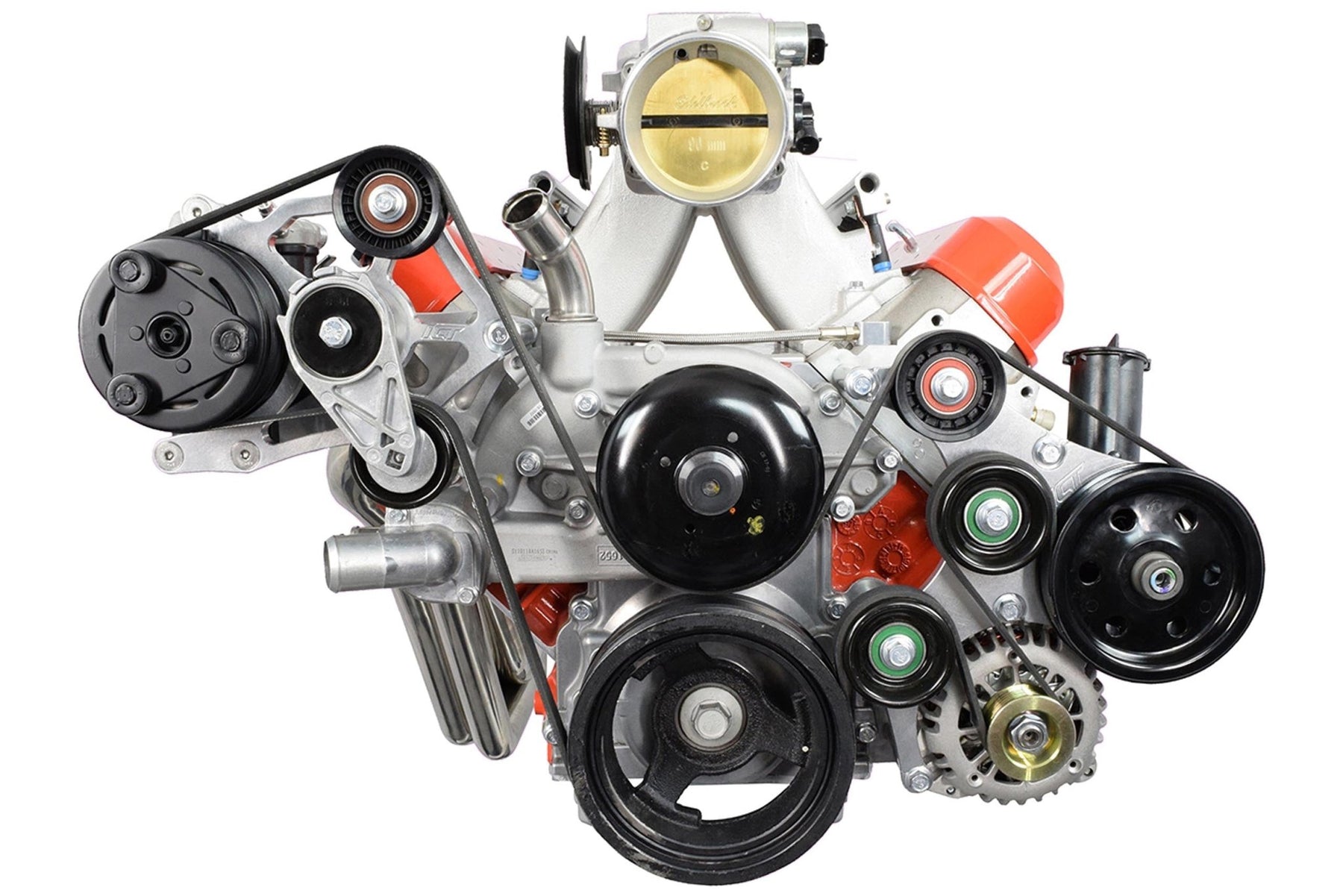 LS OEM Fox Body A/C Compressor Alternator Power Steering Bracket Swap ...