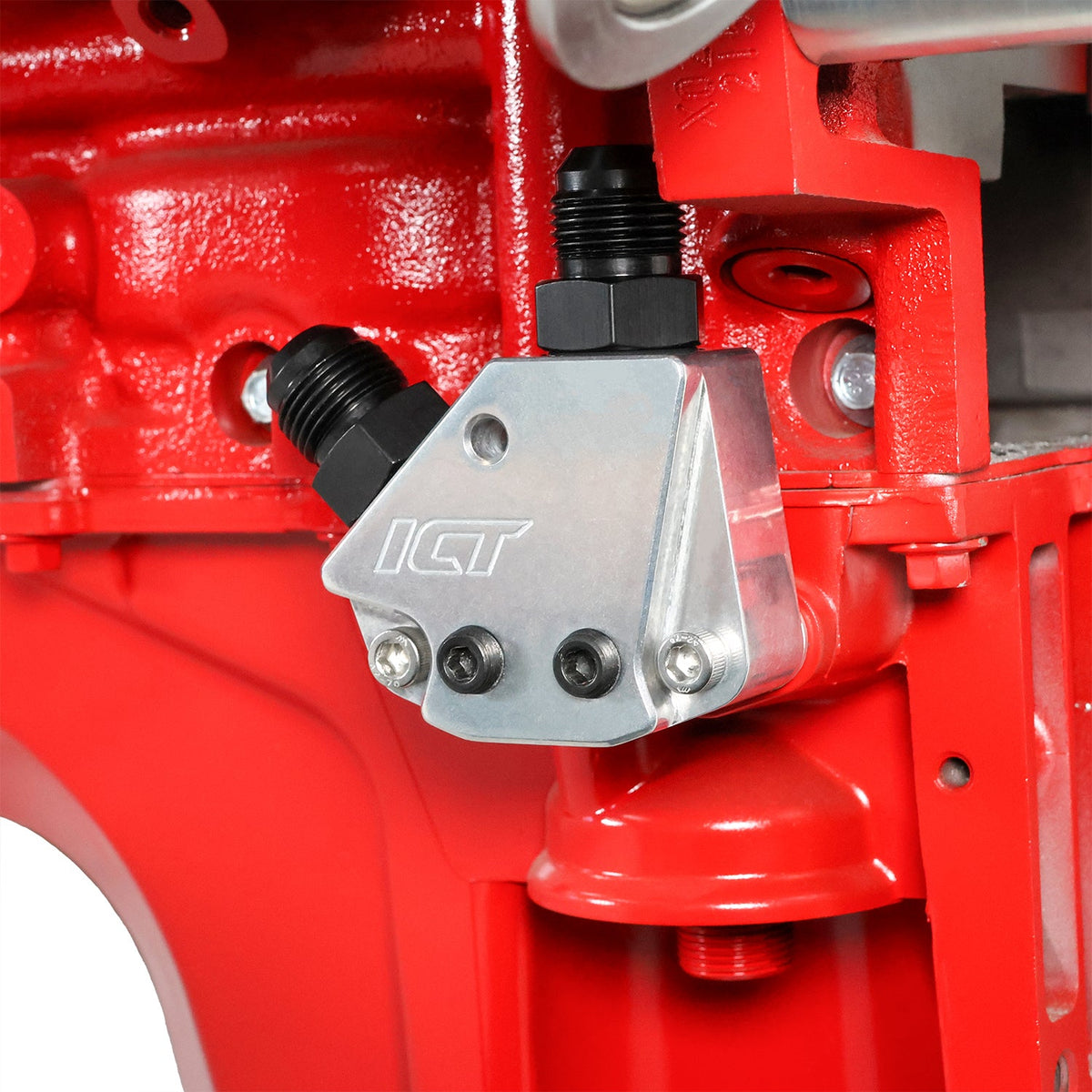LS Oil Cooler Adapter -10AN ORB | OPA-LS01-10 - ICT Billet
