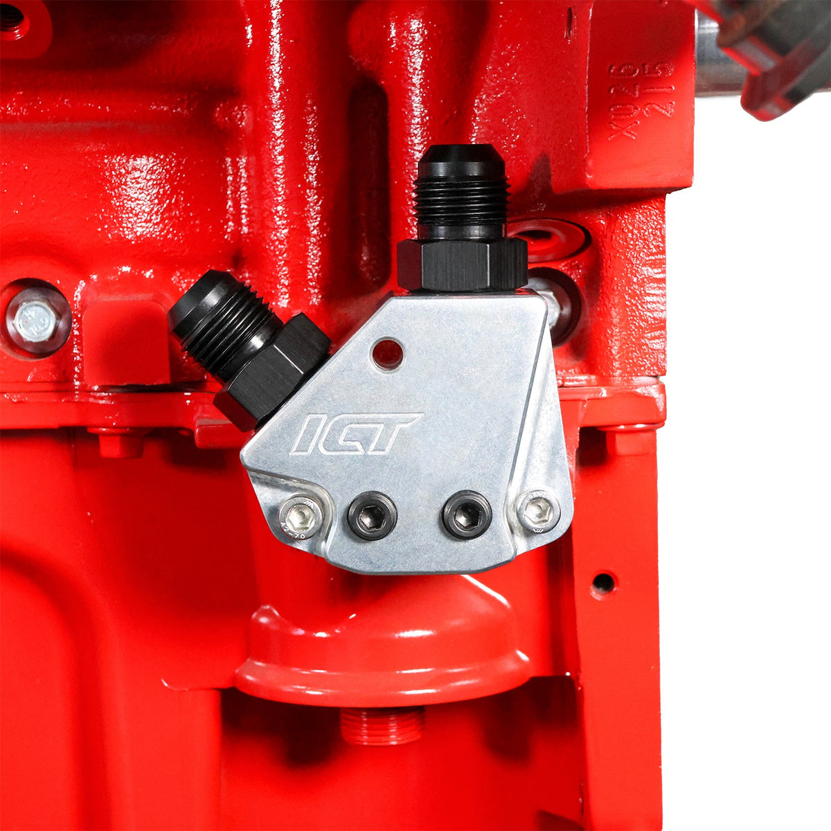 LS Oil Cooler Adapter -10AN ORB | OPA-LS01-10 - ICT Billet