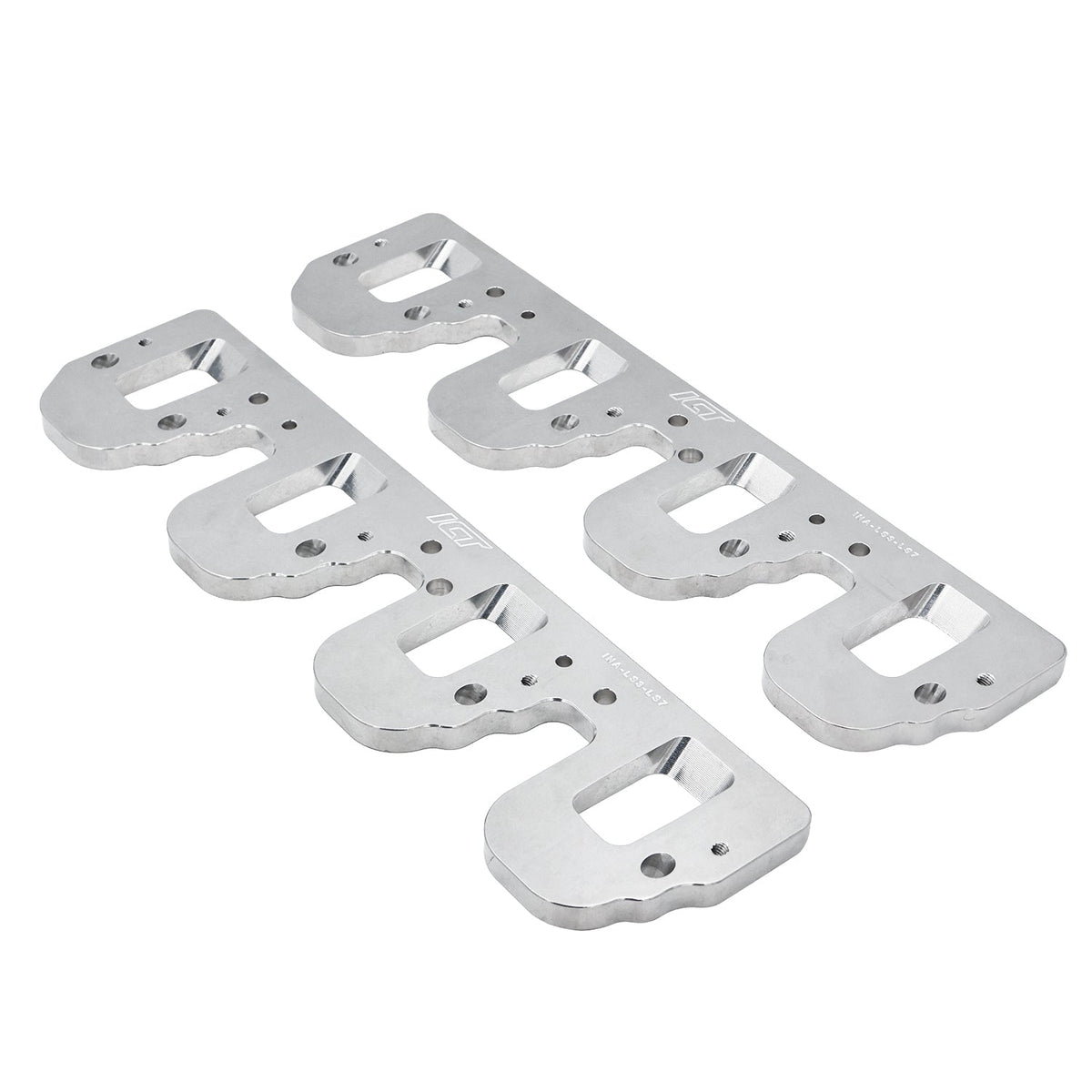 LS Rectangle Port Cylinder Head to LS7 Intake Manifold Adapter Plates ...
