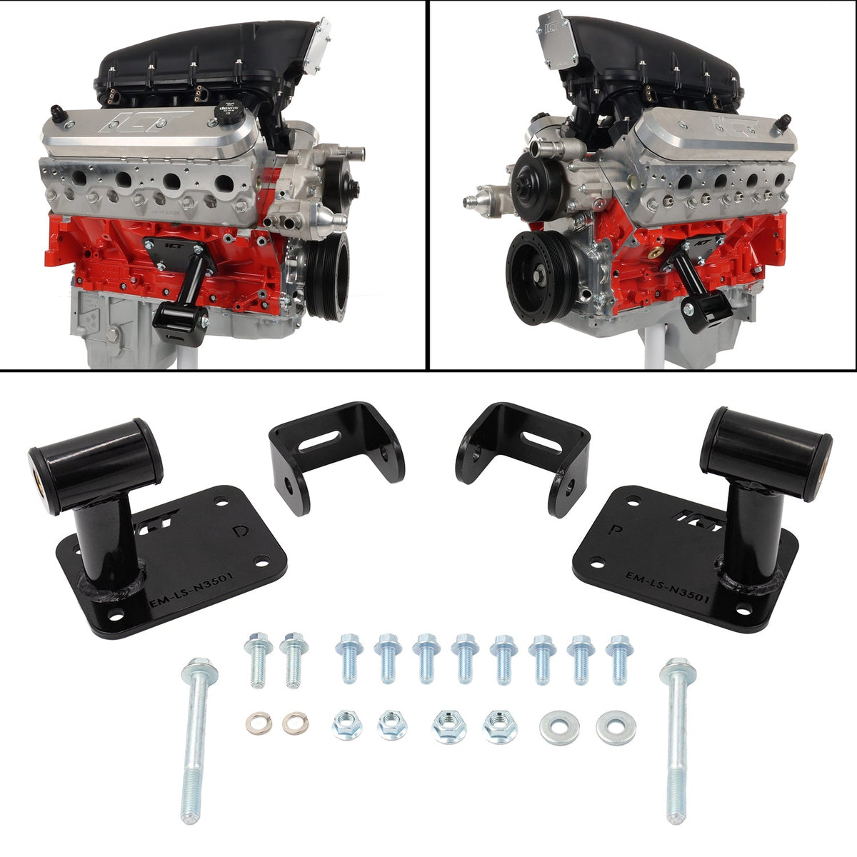 LS Swap Engine Mount Kit - Nissan 350z 02-08 Infinity G35 02-07 | EM-LS ...