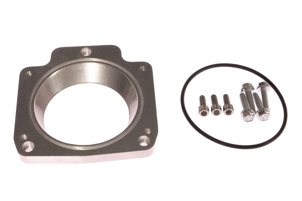 LS Throttle Body Adapter / 3 Bolt Intake to 4 Bolt TB | 551513 - ICT Billet
