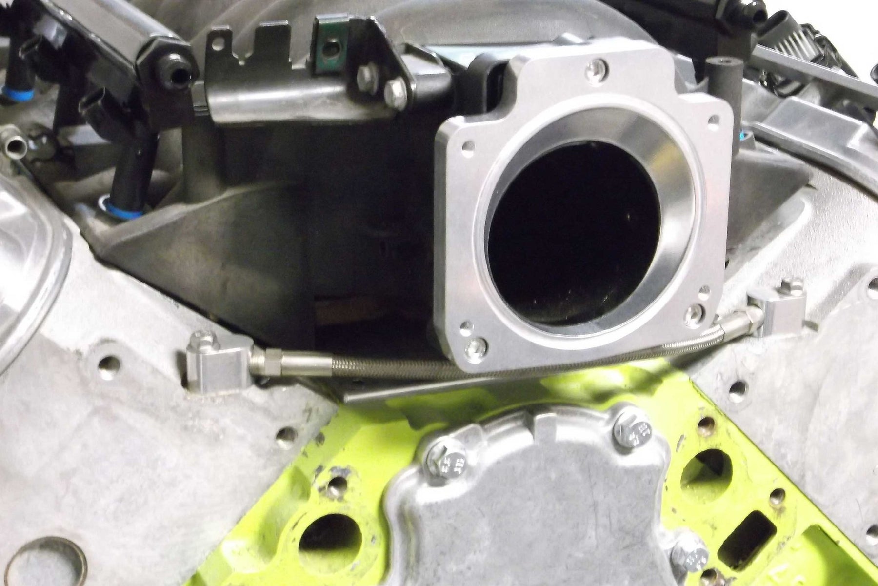 LS Throttle Body Adapter / 3 Bolt Intake to 4 Bolt TB | 551513 - ICT Billet