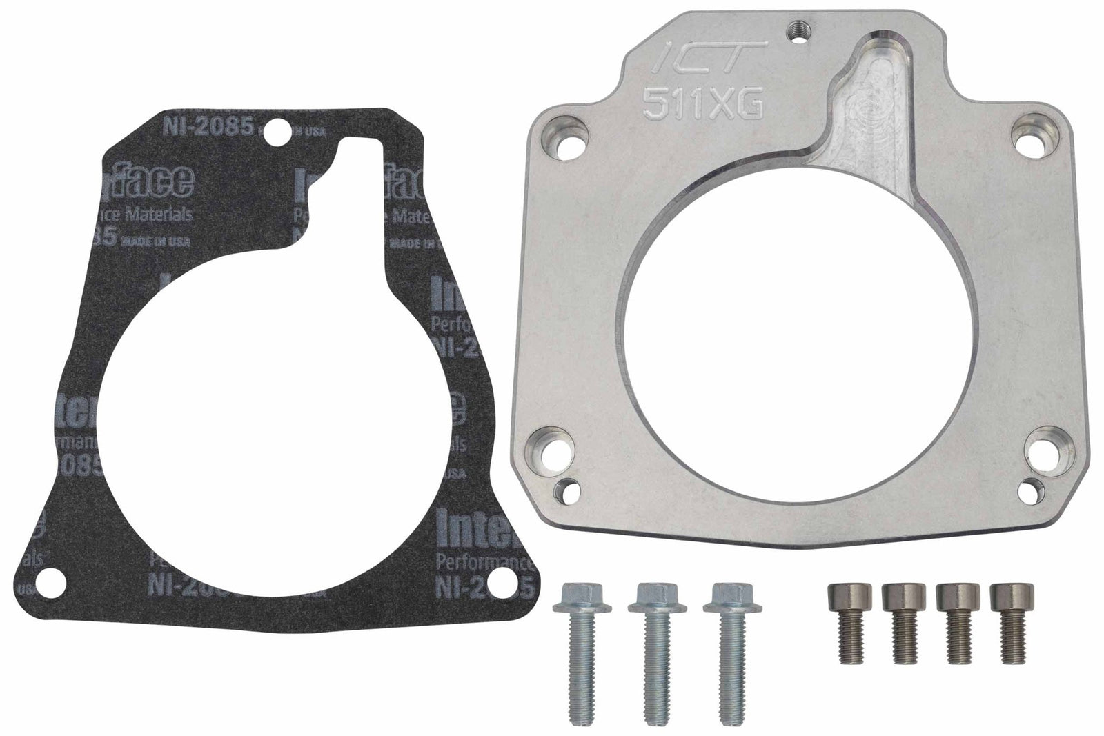 LS Throttle Body Adapter / 4 Bolt Intake to 3 Bolt TB w/ Gasket ...