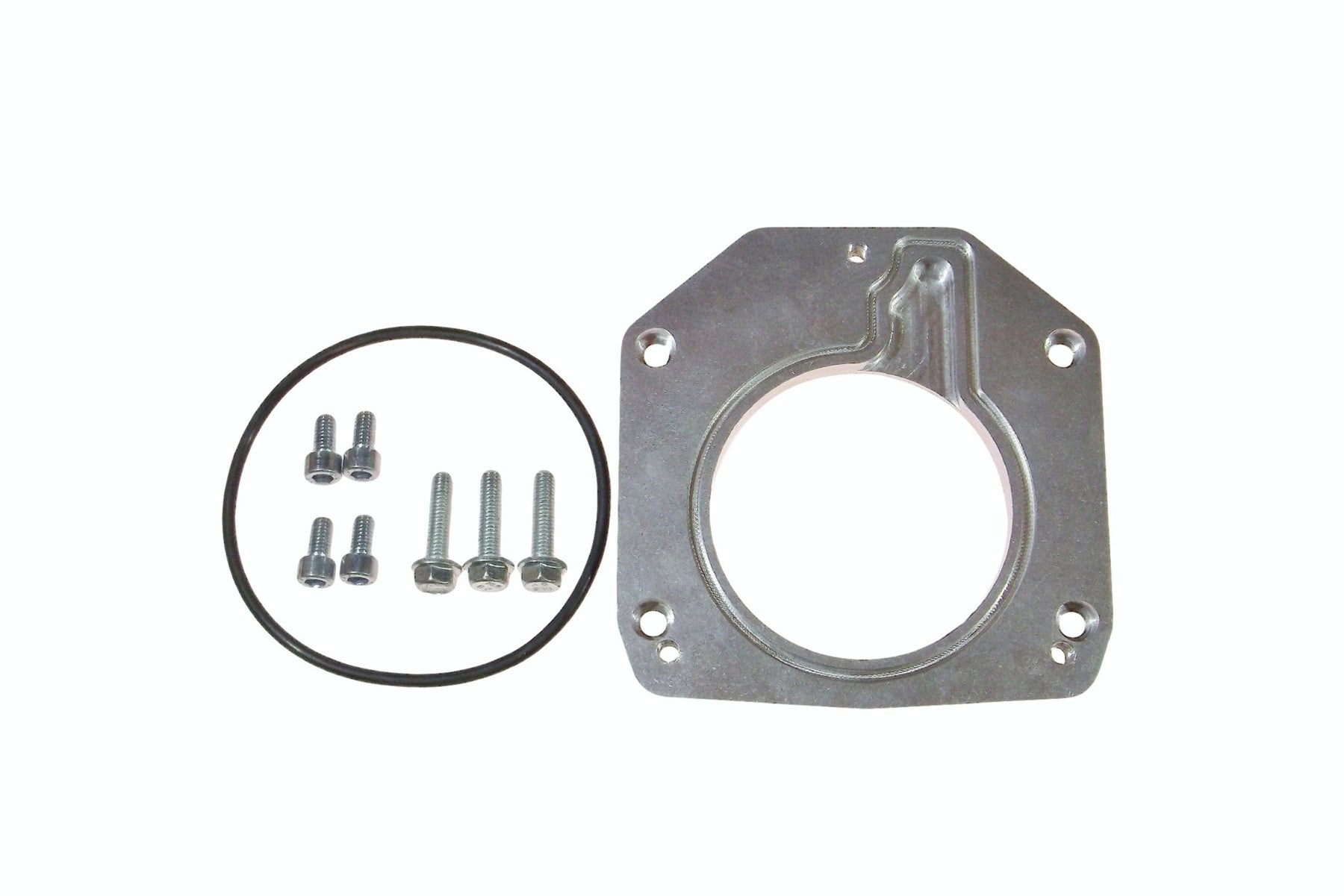 LS Throttle Body Adapter / 4 Bolt Intake to 3 Bolt TB w/ Gasket ...