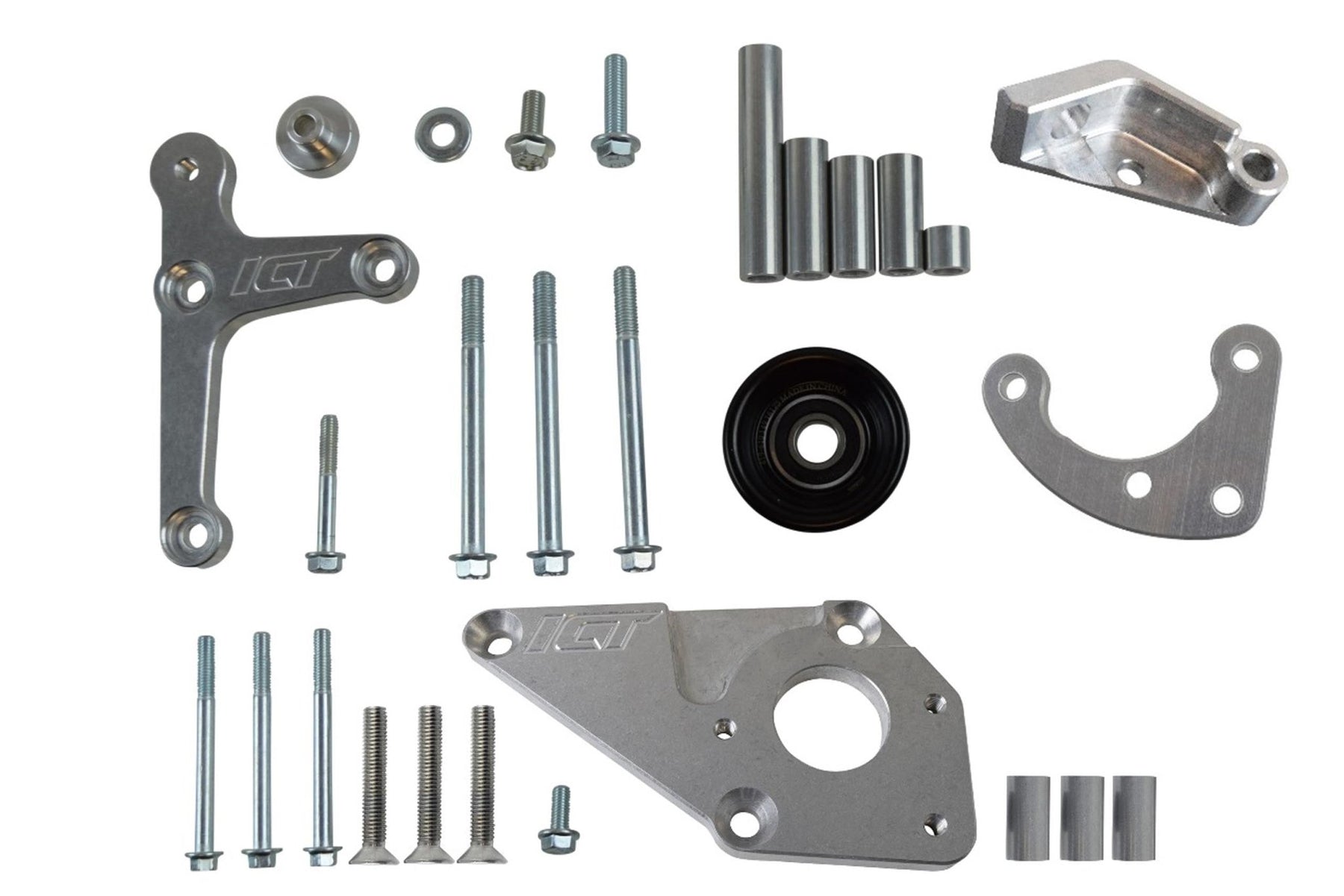 LS Truck Low Mount Alternator Power Steering Pump Bracket LSX LS3 LQ4 ...