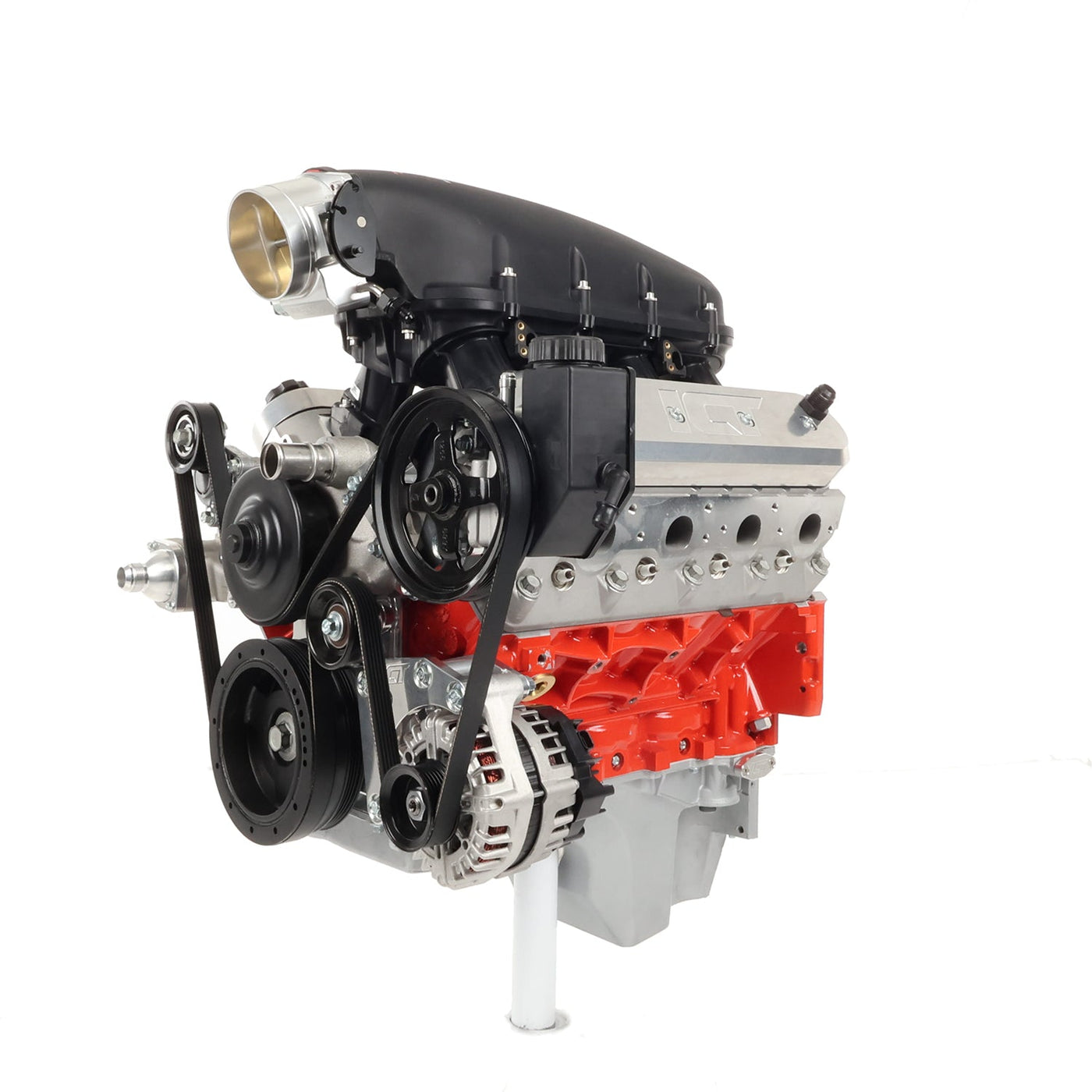 LS3 Corvette - Factory Location Billet Low Mount Alternator Bracket Kit ...