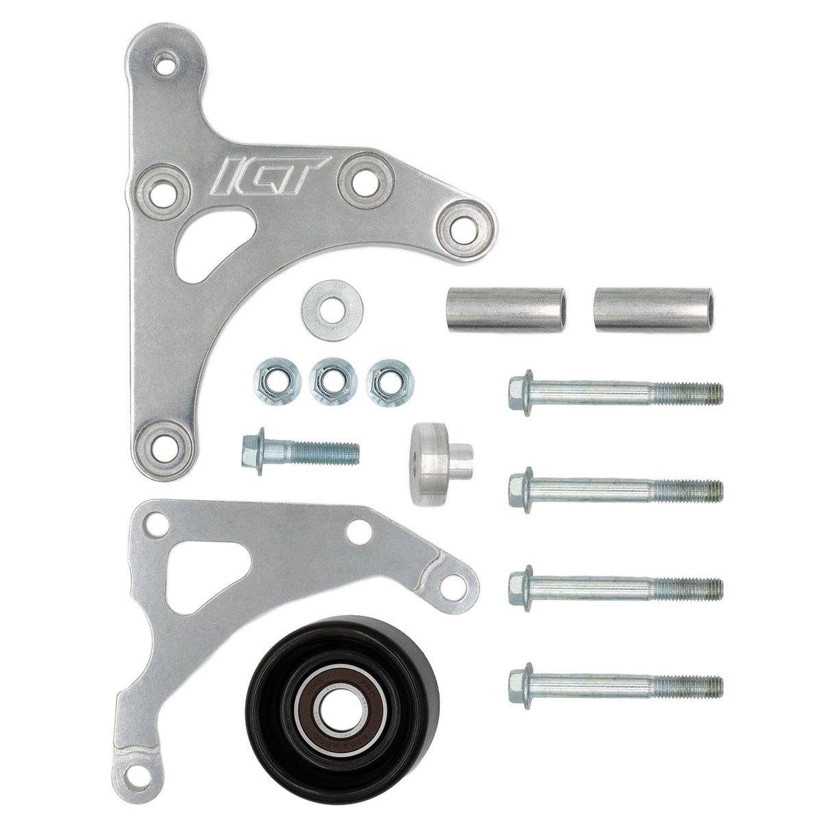 LS3 Corvette - Factory Location Billet Low Mount Alternator Bracket Kit ...