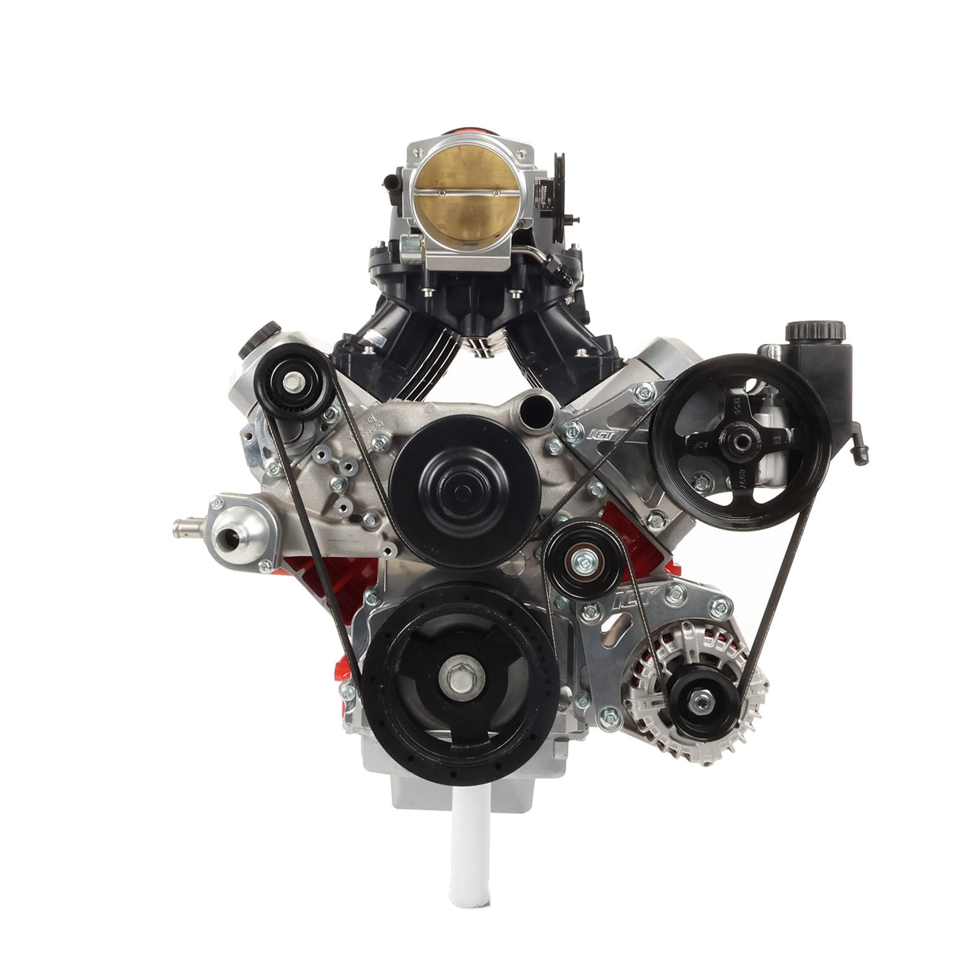 LS3 Corvette - Factory Location Billet Low Mount Alternator Bracket Kit ...