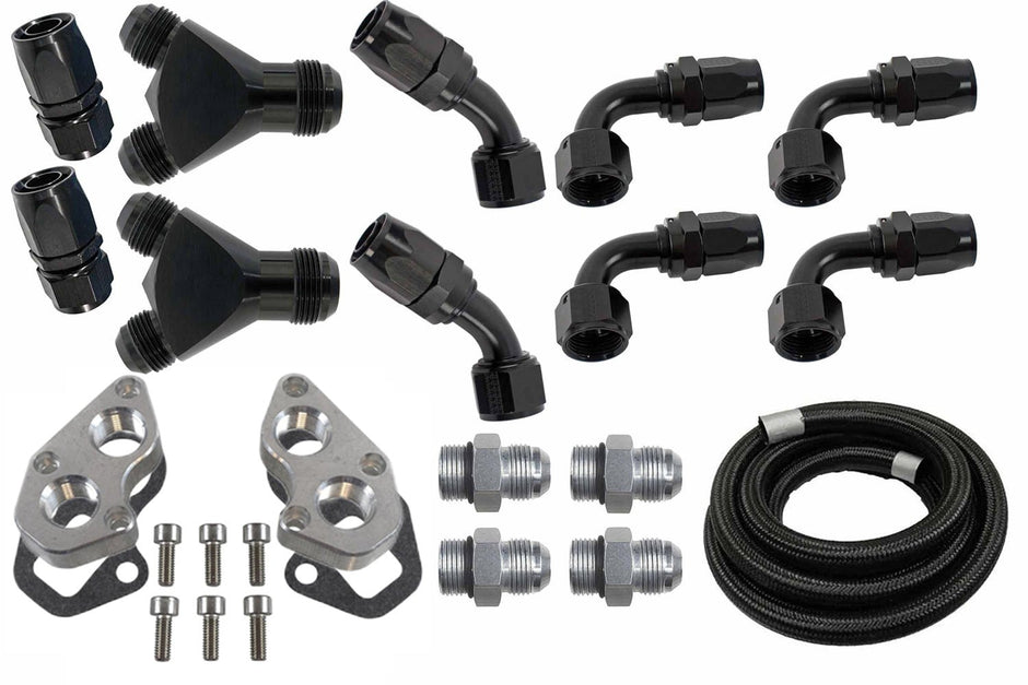 LT AN Radiator Hose Kit for Remote Electric Water Pump – ICT Billet