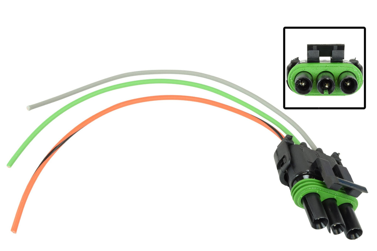 MAP Sensor 3 Wire - 3 Bar Brick Connector Plug Pigtail Buick GN Firebi ...