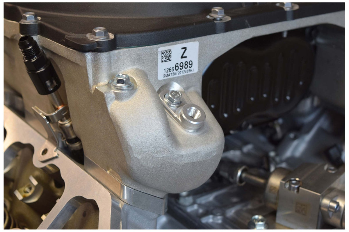 LSA LS9 LT4 LS Supercharger Vacuum Port 1/8 NPT Hose Adapter Holley ...