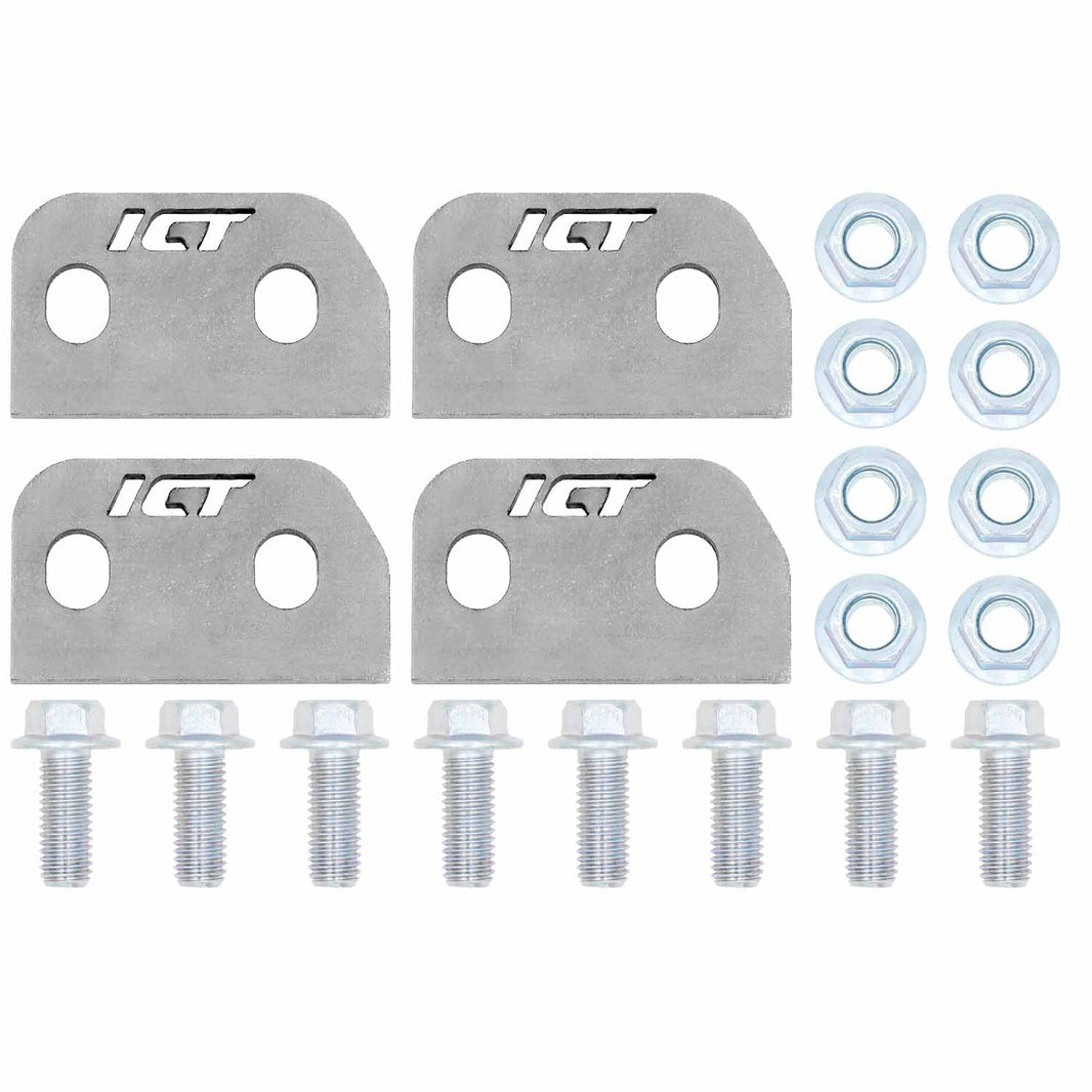 4 Piece Motor Plate Weld Tabs | Shop ICT Billet