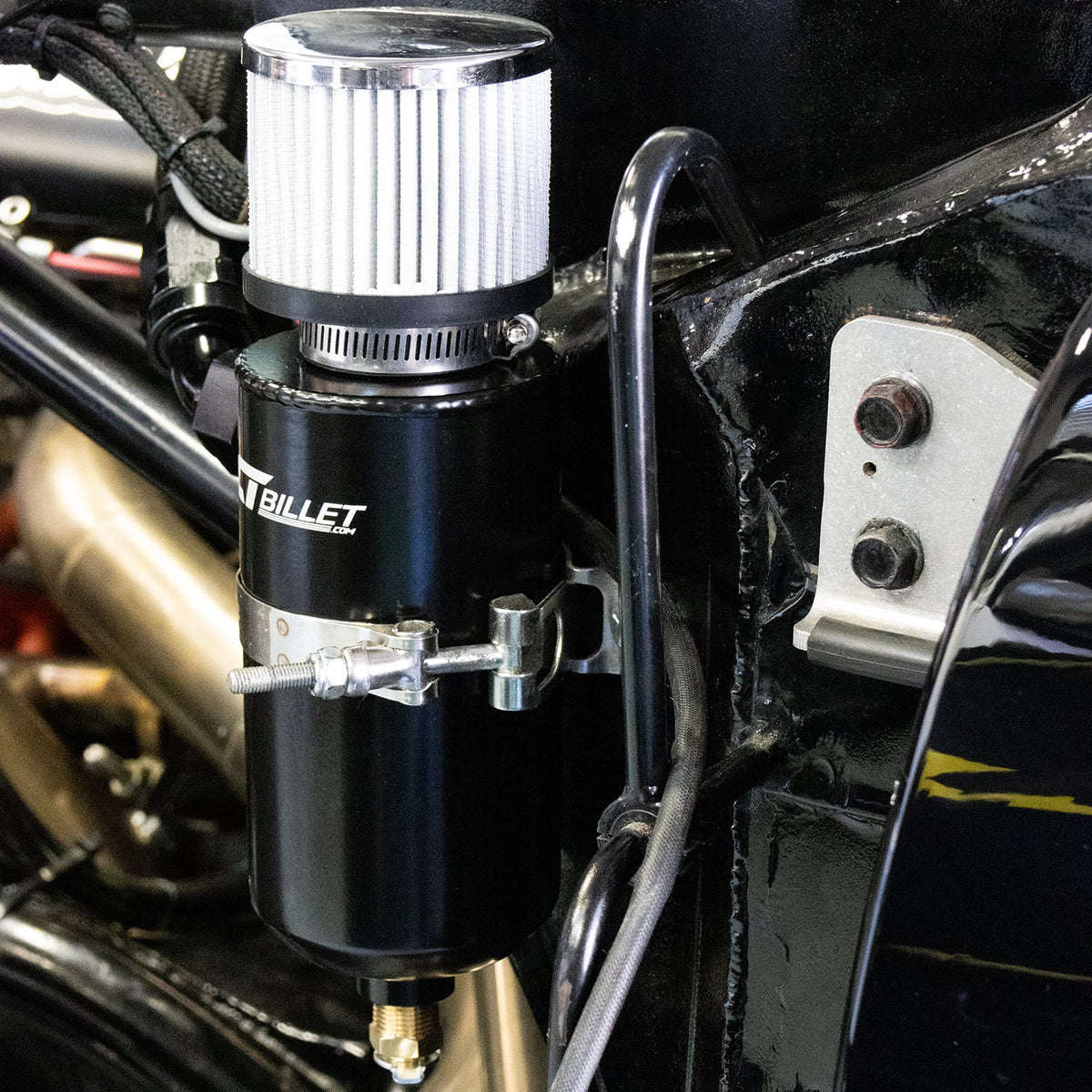 Oil Catch Can Black Single -12AN – ICT Billet